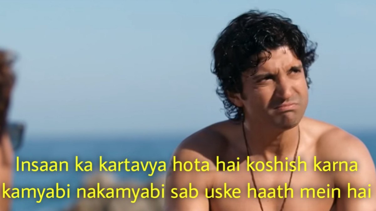 Insaan ka kartavya hota hai koshish karna, kamyabi nakamyabi sab uske ...