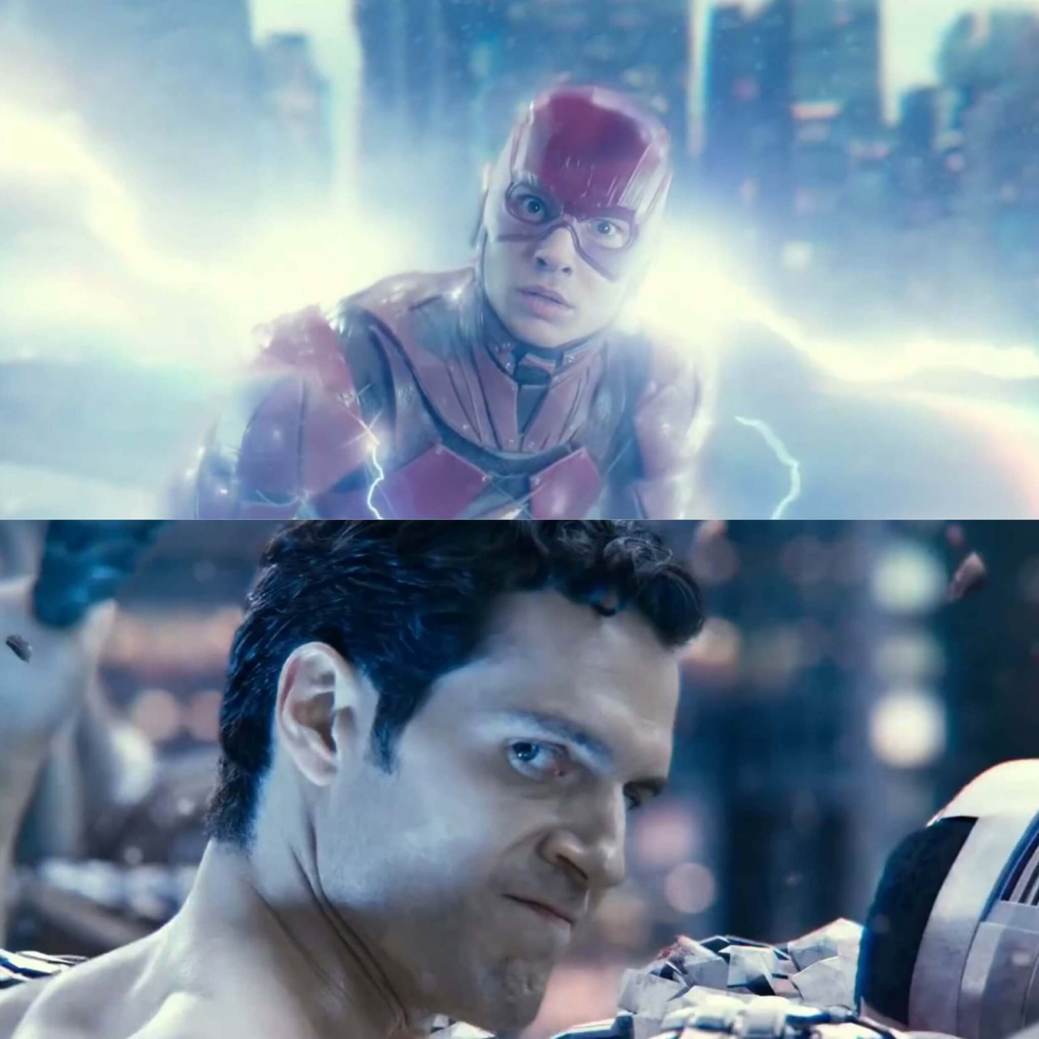 Superman Vs The Flash Fight Scene - Indian Meme Templates