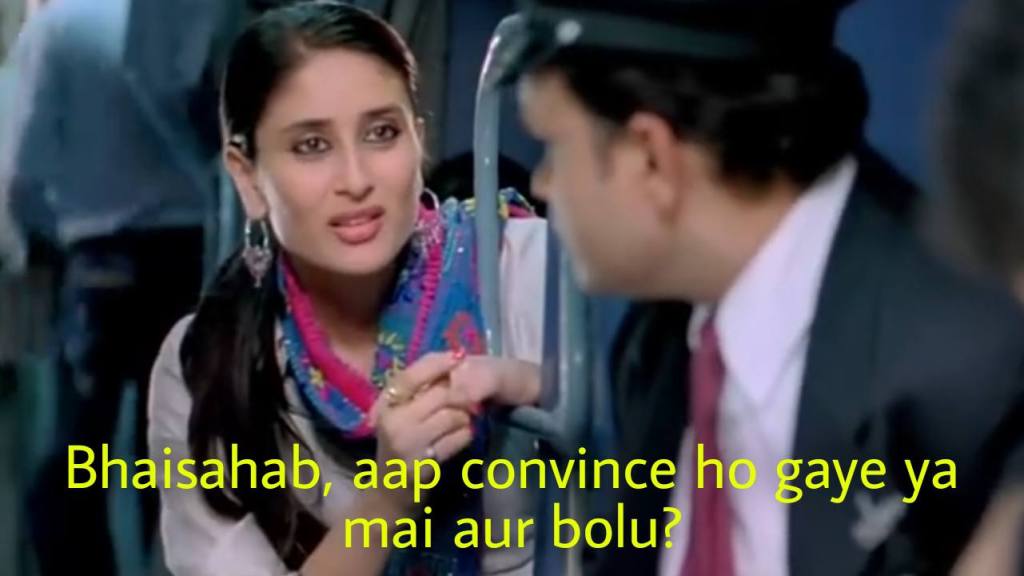 Bhaisahab Aap Convince Ho Gaye Ya Mai Aur Bolu? - Indian Meme Templates