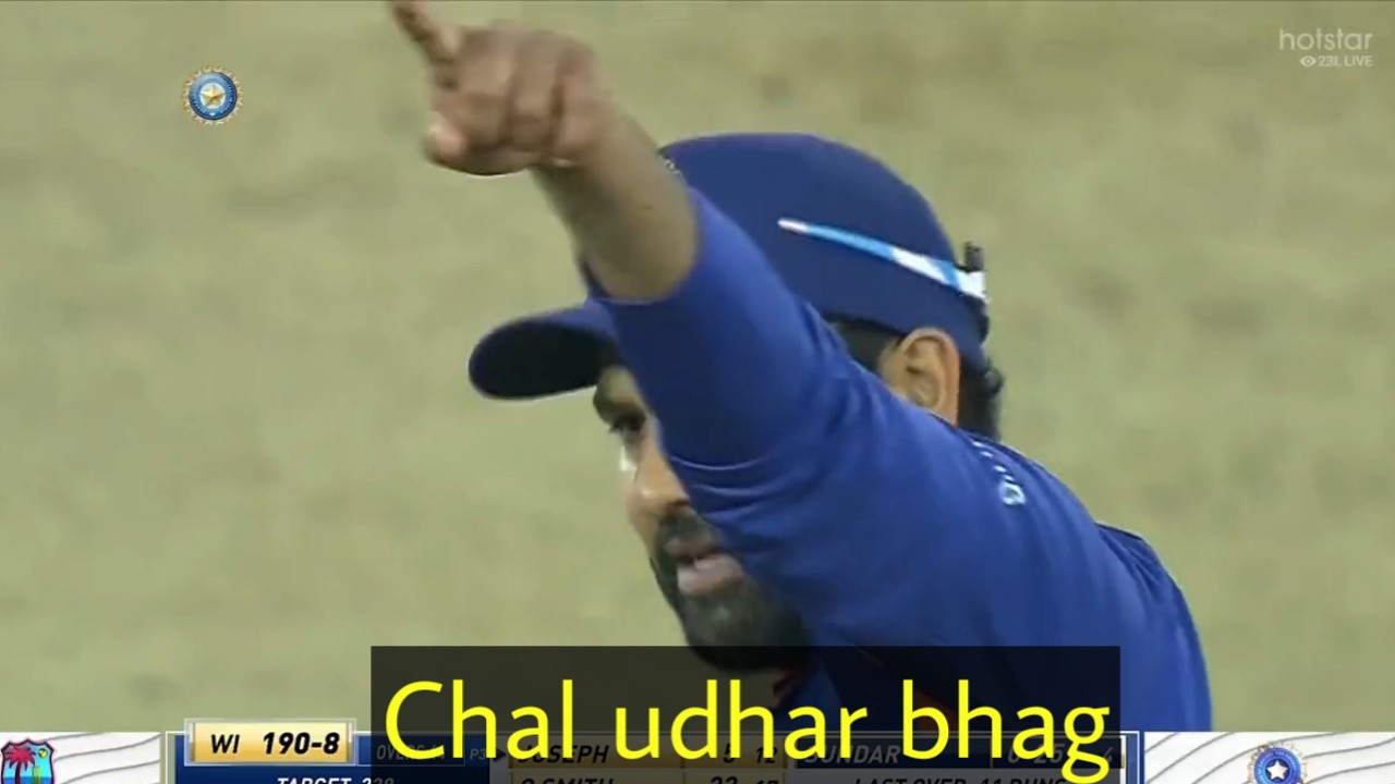 Chal udhar bhag - Indian Meme Templates