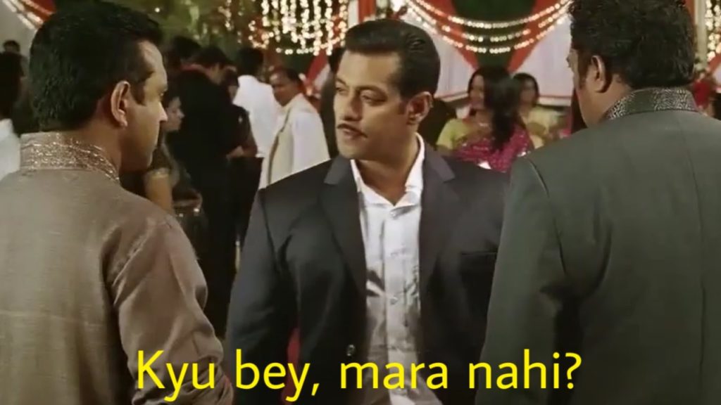 Kyu bey mara nahi - Indian Meme Templates