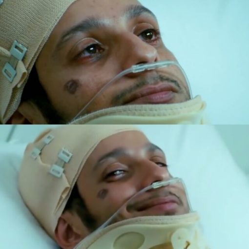 Raju Smiling From Hospital Bed - Indian Meme Templates